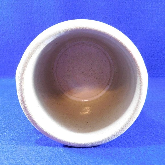 Mahon | Accents | Mahon Pottery Stoneware Crock Blue Flowers Leaves ...